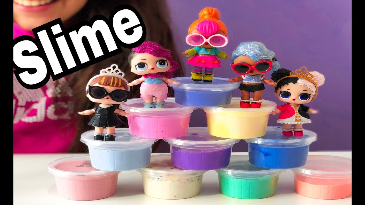 Mezclando Mi Colección De SLIME De LOL - YouTube