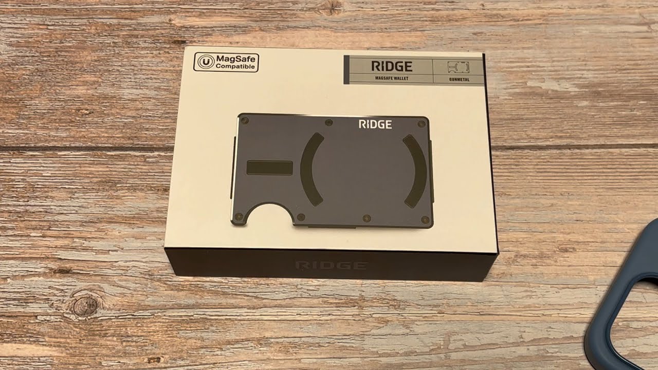 RIDGE WALLET FOR MAGSAFE Unboxing and Review - YouTube