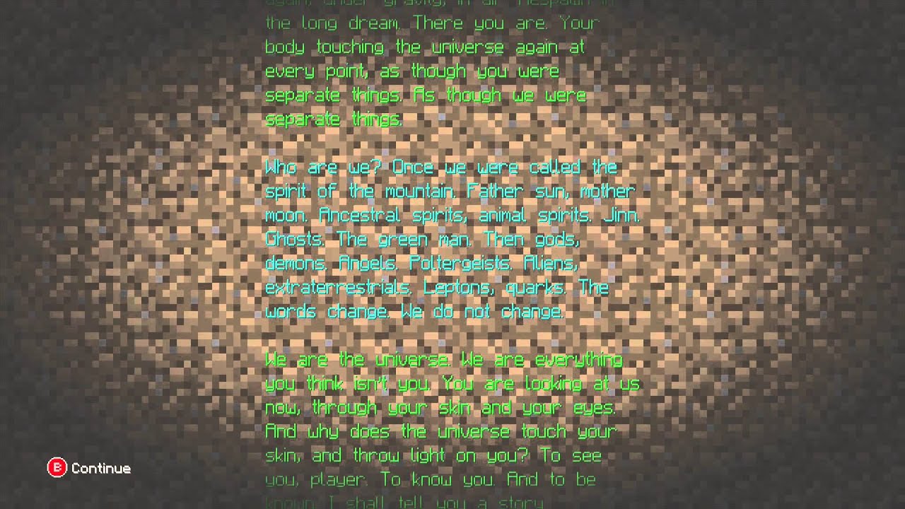 The End Credits in Minecraft Xbox 360 Edition with Commentary! - YouTube