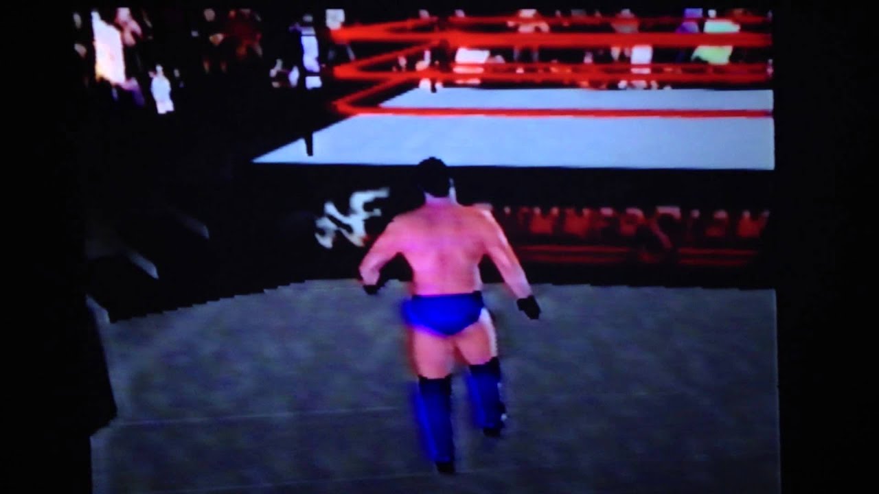 N64 WWF Attitude Ken Shamrock intro - YouTube