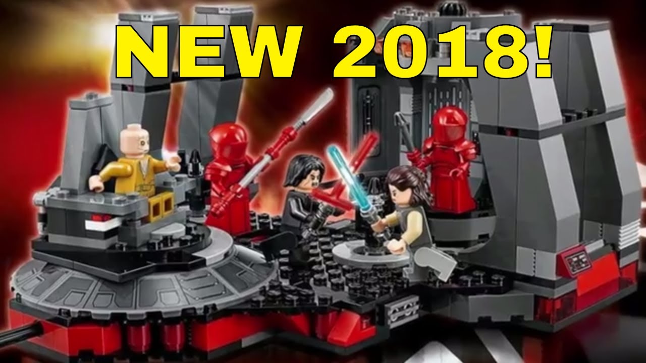 Star Wars LEGO - Snoke's Throne Room (75216) - Summer 2018 NEW sets! OB1 preview - YouTube