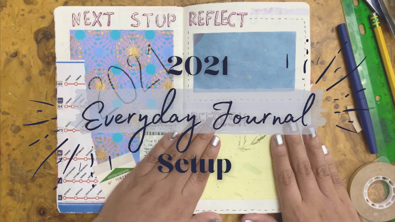 Setting up my everyday journal for 2021 | Journal with Me - YouTube