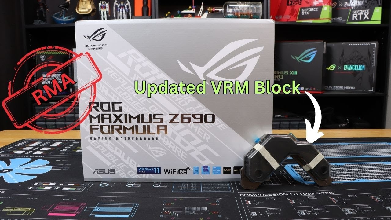 Own A ROG Z690 Formula? Tutorial On How To Replace The VRM Water Block ...