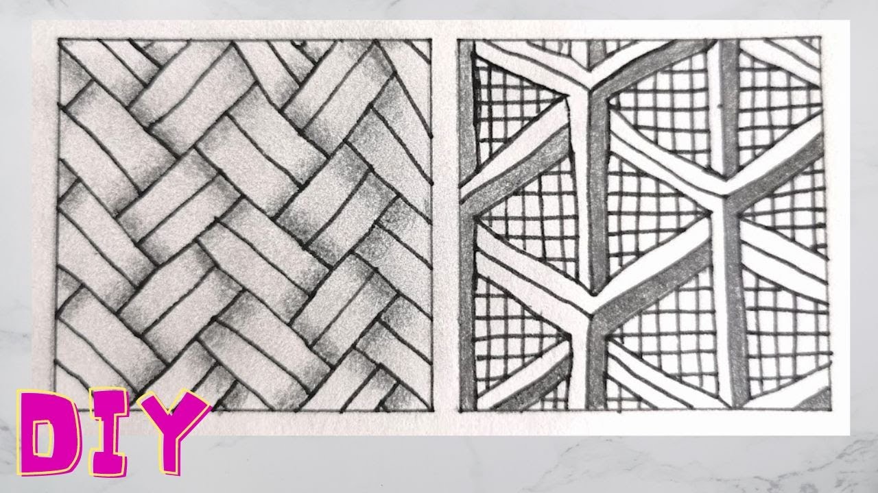 81. Zentangle Art | 3D | Rysowanie Relaksacyjne | Bazgroły | DIY ...