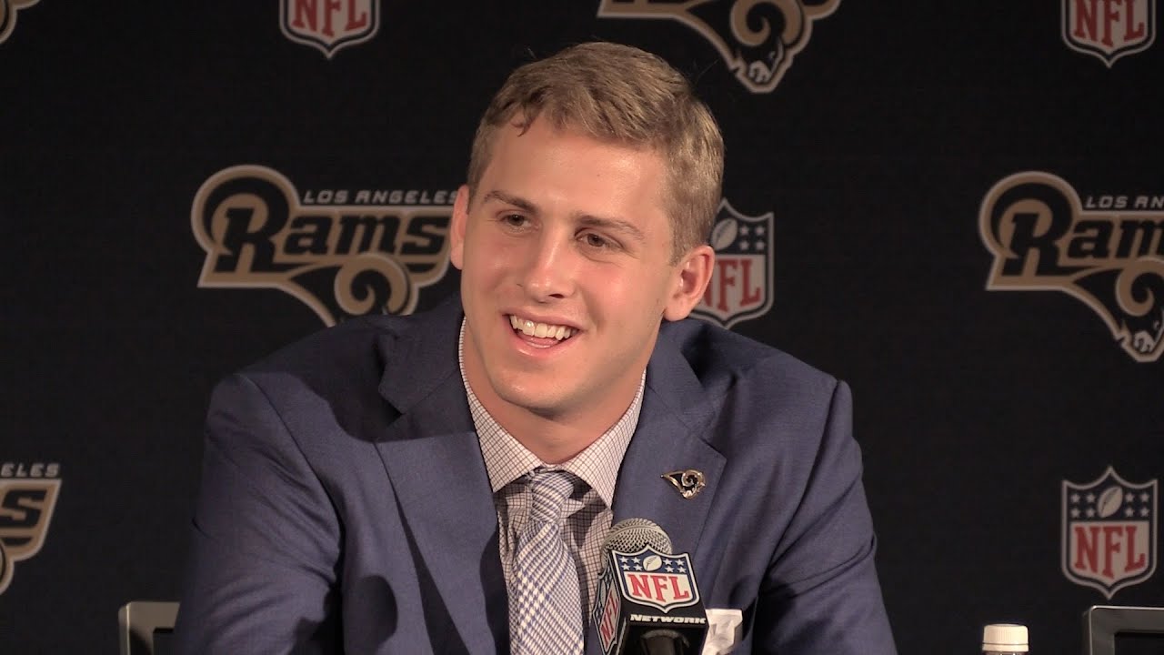 Rams quarterback Jared Goff's introductory press conference - YouTube