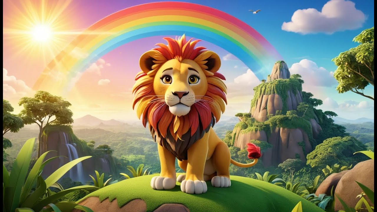 Lion Roar Song – Count the Loud Sounds | Fun Animal Song for Kids ...