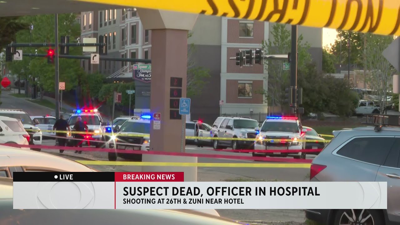Denver police say an officer is hospitalized, suspect dead in Wednesday ...