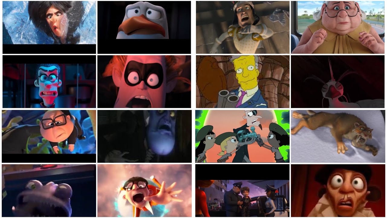 All villain animated defeat / death (part 2) - YouTube