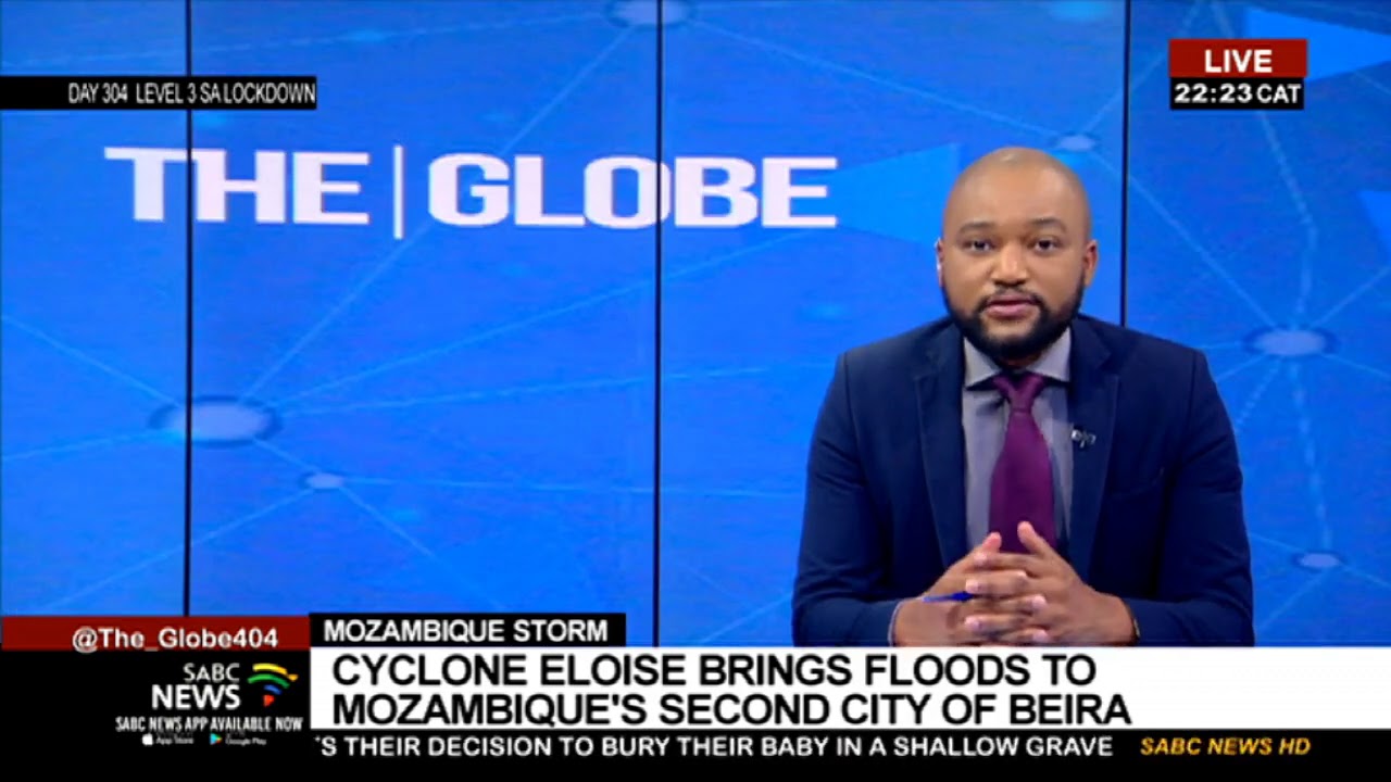 Discussion on tropical Cyclone Eloise hitting Mozambique - YouTube