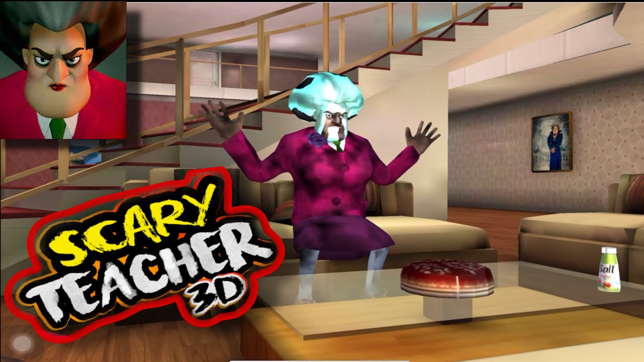 Scary Teacher 3D (I MADE HER CRY) Scary Teacher Horror Gameplay - YouTube