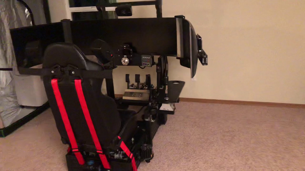 Closer to the completion of the flight/racing sim room. (SimLab P1-X ...