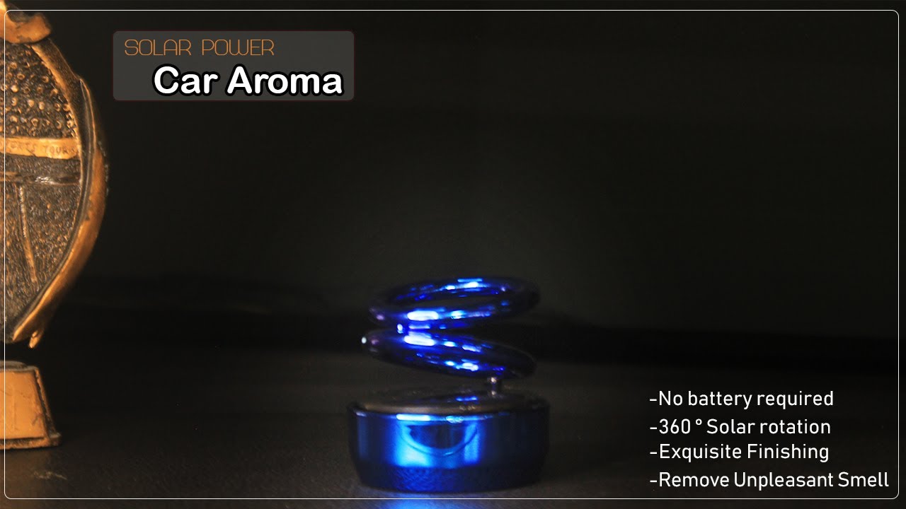 Solar Power Car Aroma - YouTube