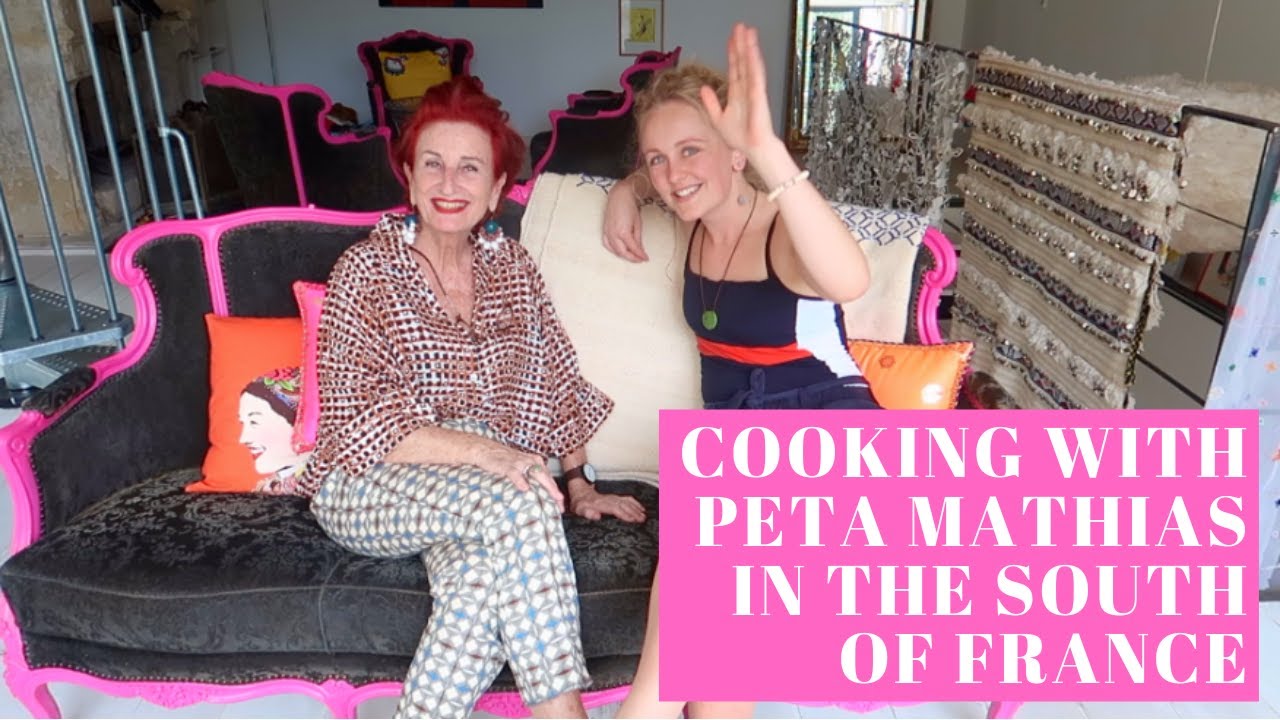 Cooking in the SOUTH OF FRANCE with celebrity chef PETA MATHIAS - YouTube