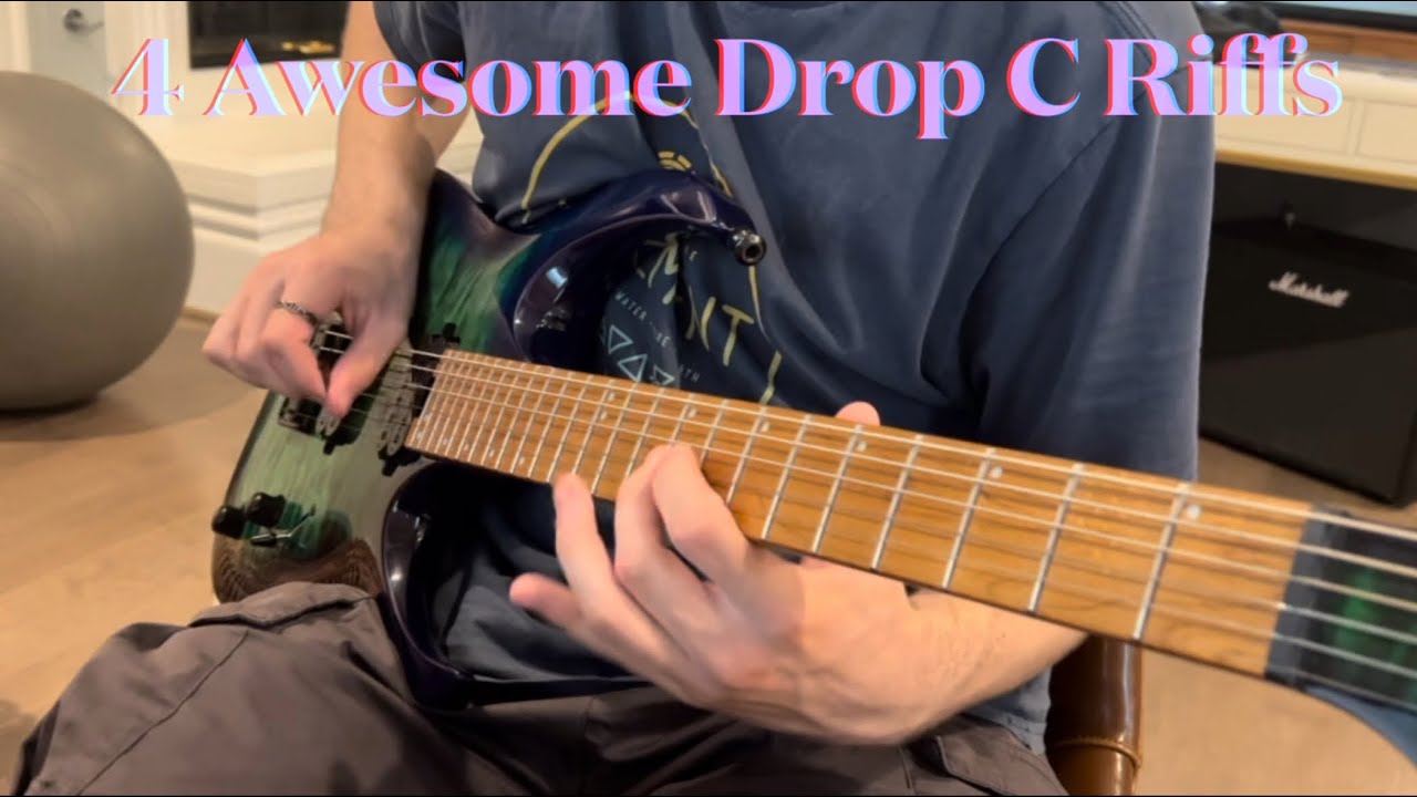 4 Awesome Drop C RIffs - YouTube