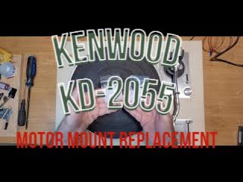 Kenwood KD-2055: Motor Mount Replacement - YouTube