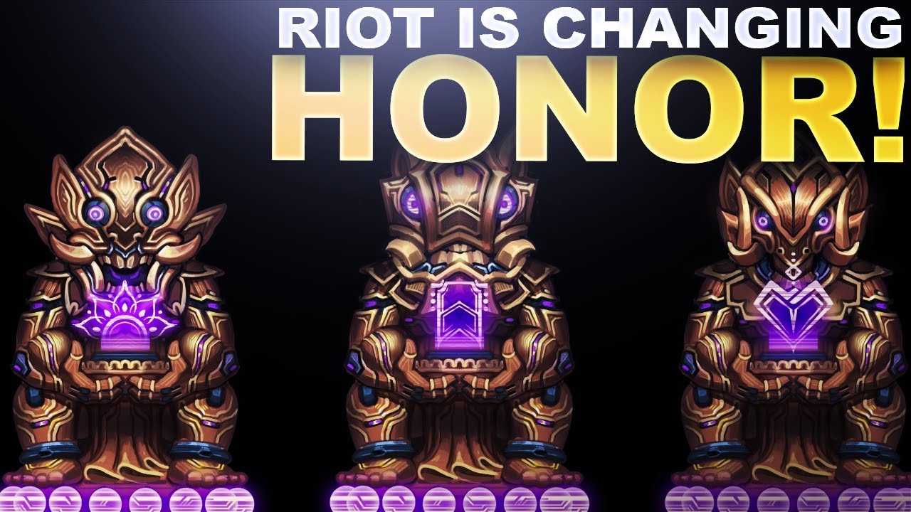 RIOT IS CHANGING UP HONOR REWARDS, WILL IT DO ANYTHING? | League of ...