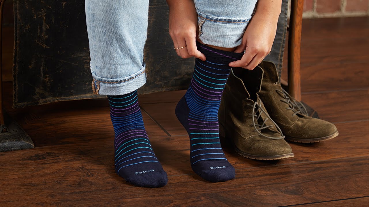 Sockwell | Merino Bamboo Therapeutic Socks - YouTube