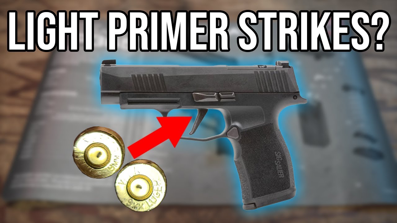 Sig P365XL / P365 Light Primer Strike Fix - YouTube