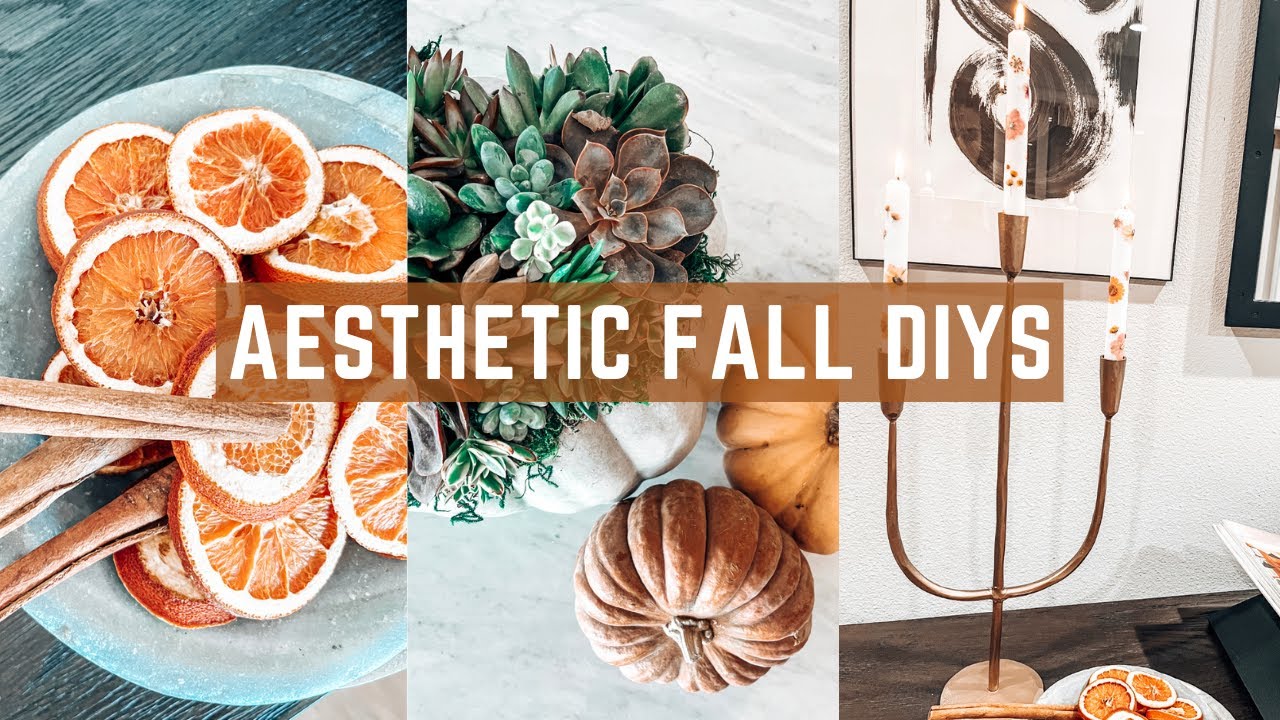 *NEW* AESTHETIC FALL DIYS || EASY & SIMPLE || Things you actually want ...