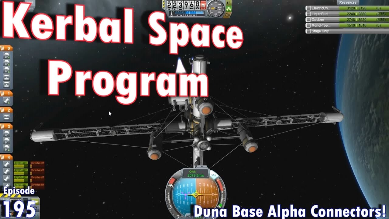 KSP - Episode 195 - Duna Base Alpha Solar Array/Connectors - YouTube