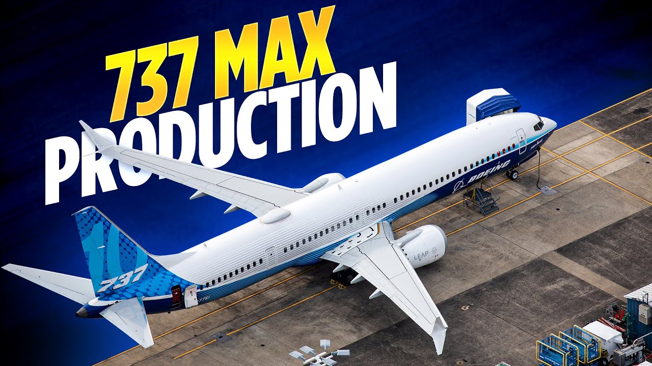 Boeing's 737 MAX Production Boosts Aviation's Revival - YouTube