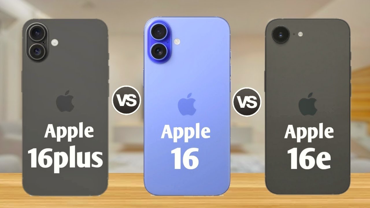 Apple iPhone 16e Vs iPhone 16 Vs Apple iPhone 16 Plus || Reviews full ...
