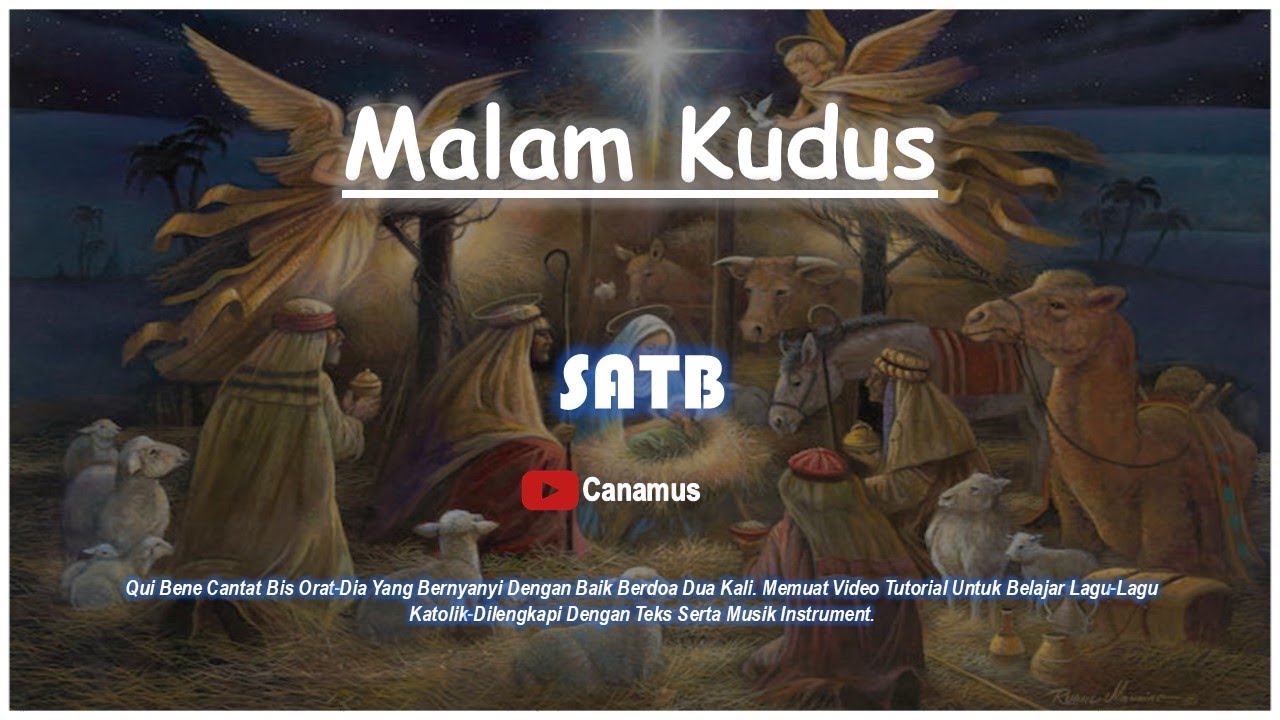 Lagu Masa Natal_Malam Kudus_SATB #katolik #misa #lagugereja #ekaristi #natal #christmas #katolik ...