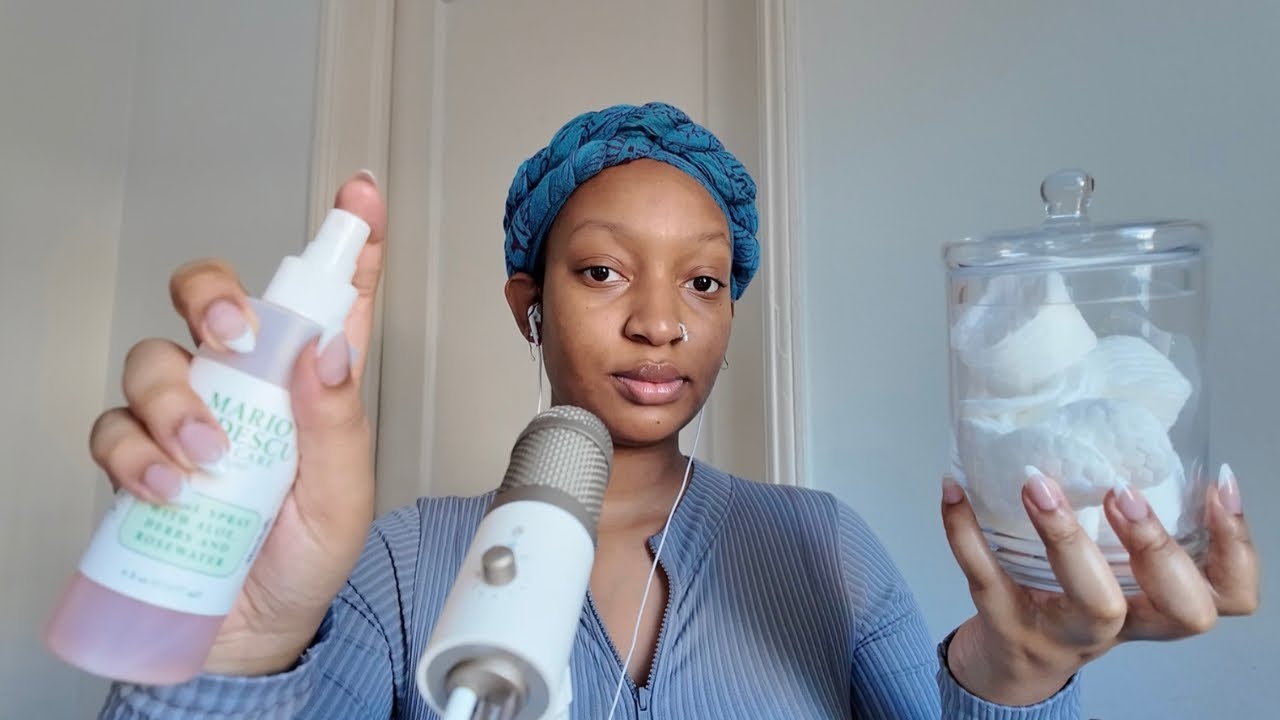 asmr personal attention pampering (skincare & layered sounds) - YouTube