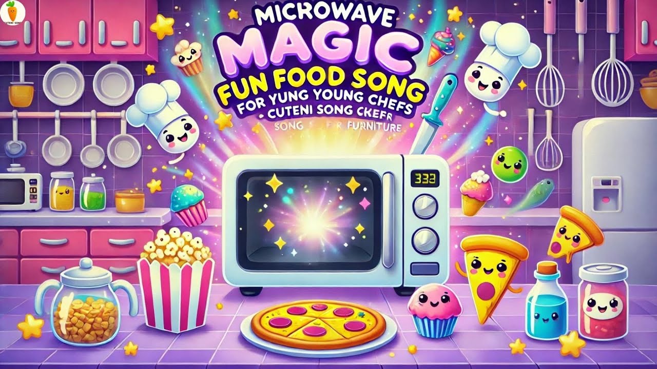 Microwave Magic - Fun Food Song for Young Chefs | Cuteni Song For Kids ...