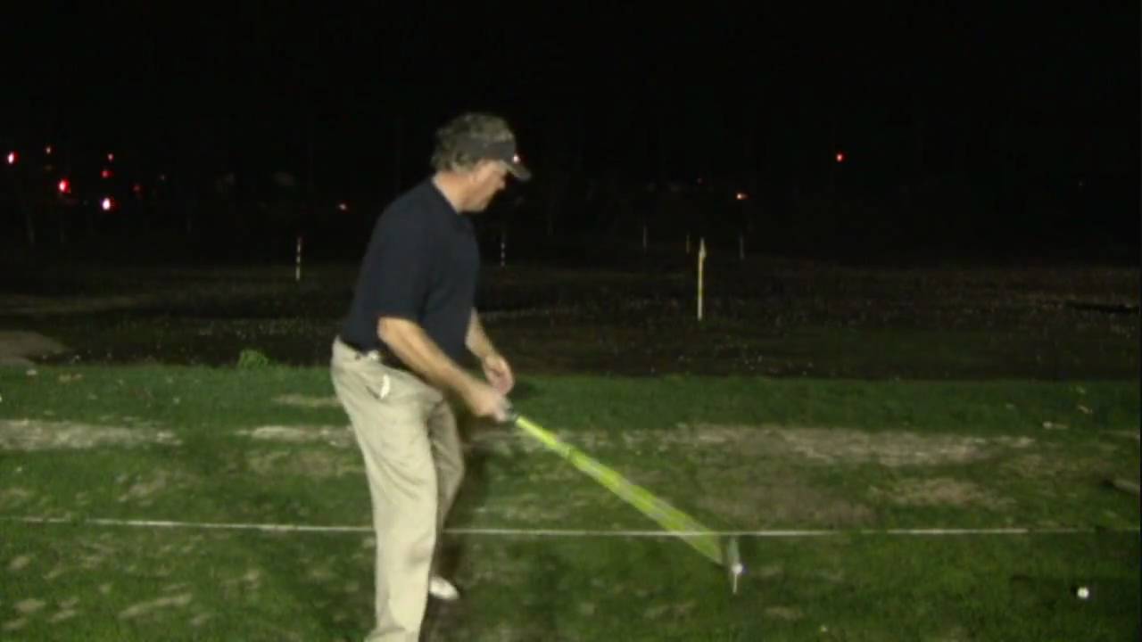 The Flattest Downswing in Golf-Hammer Man Lavery Style - YouTube