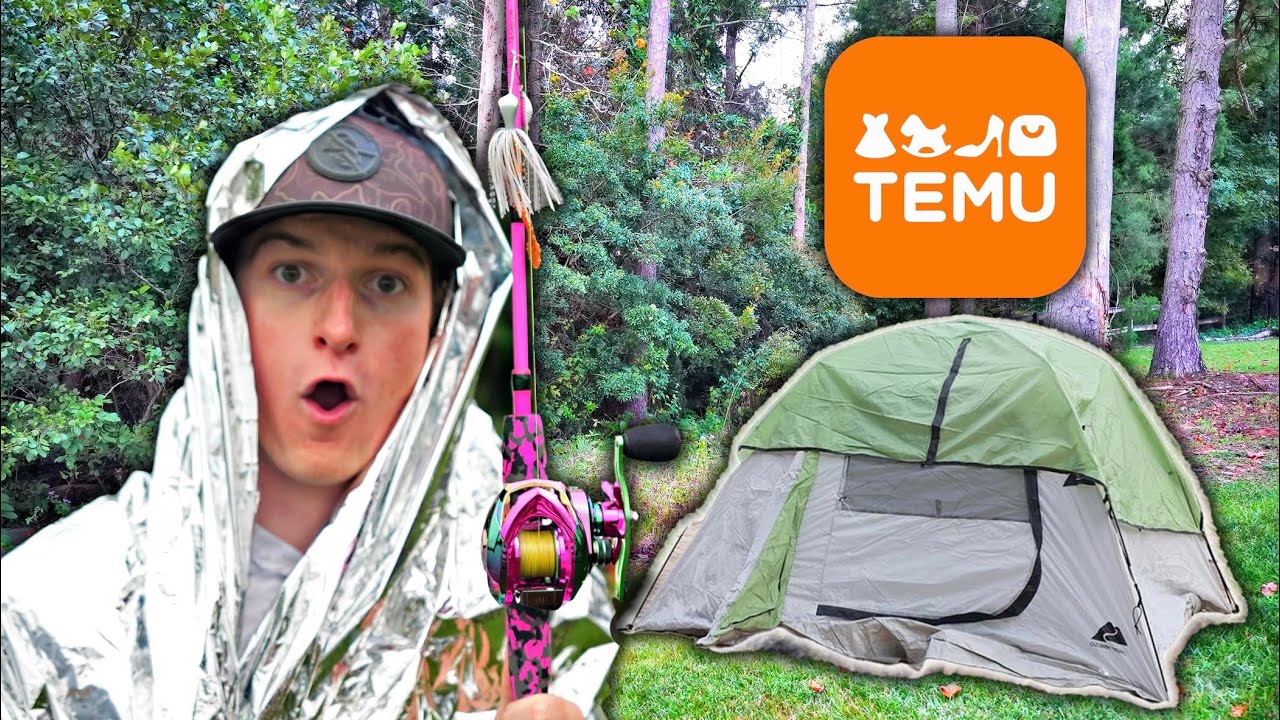 Testing The ULTIMATE Fishing & Camping Gear From TEMU (Budget) - YouTube