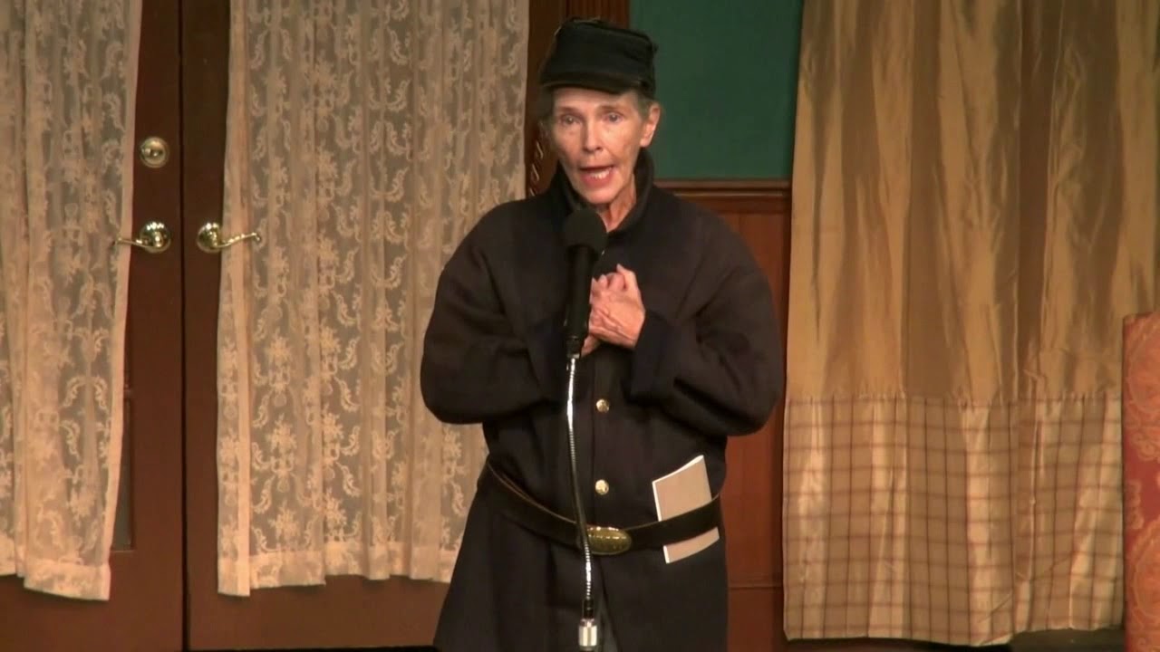 Storyteller Margaret Kaler as Emma Edmonds/ Frank Thompson Union ...