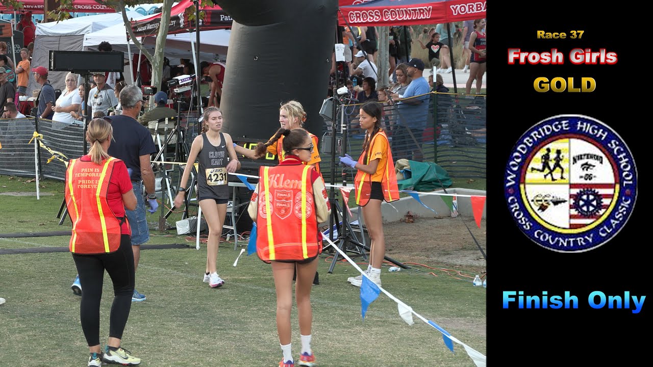2022 XC - Woodbridge 37 (Girls, Frosh, Gold, Finish Only) - YouTube