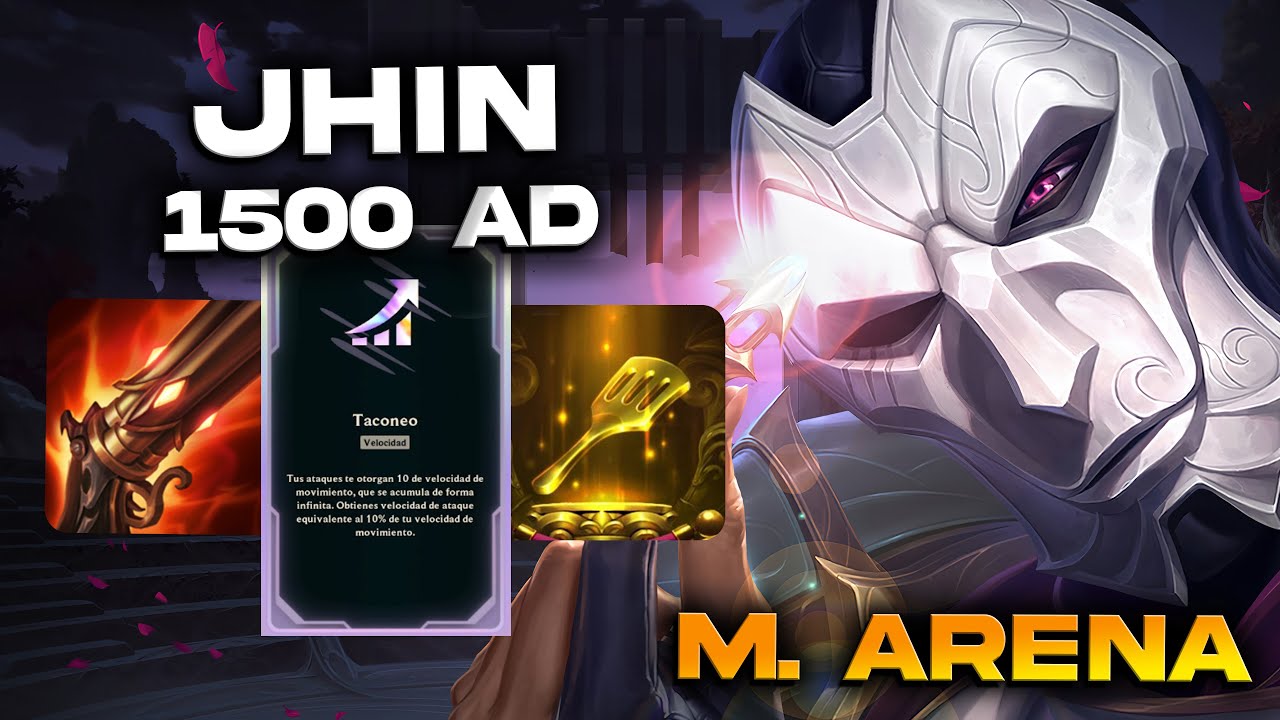 AD INFINITO CON JHIN EN MODO ARENA!! (2V2V2V2) | #leagueoflegends #lol ...