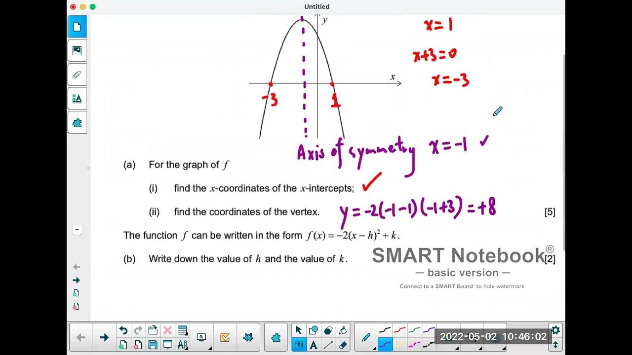 Nov21 IB Math AA SL Paper 1 #1 (Full Solutions) - YouTube
