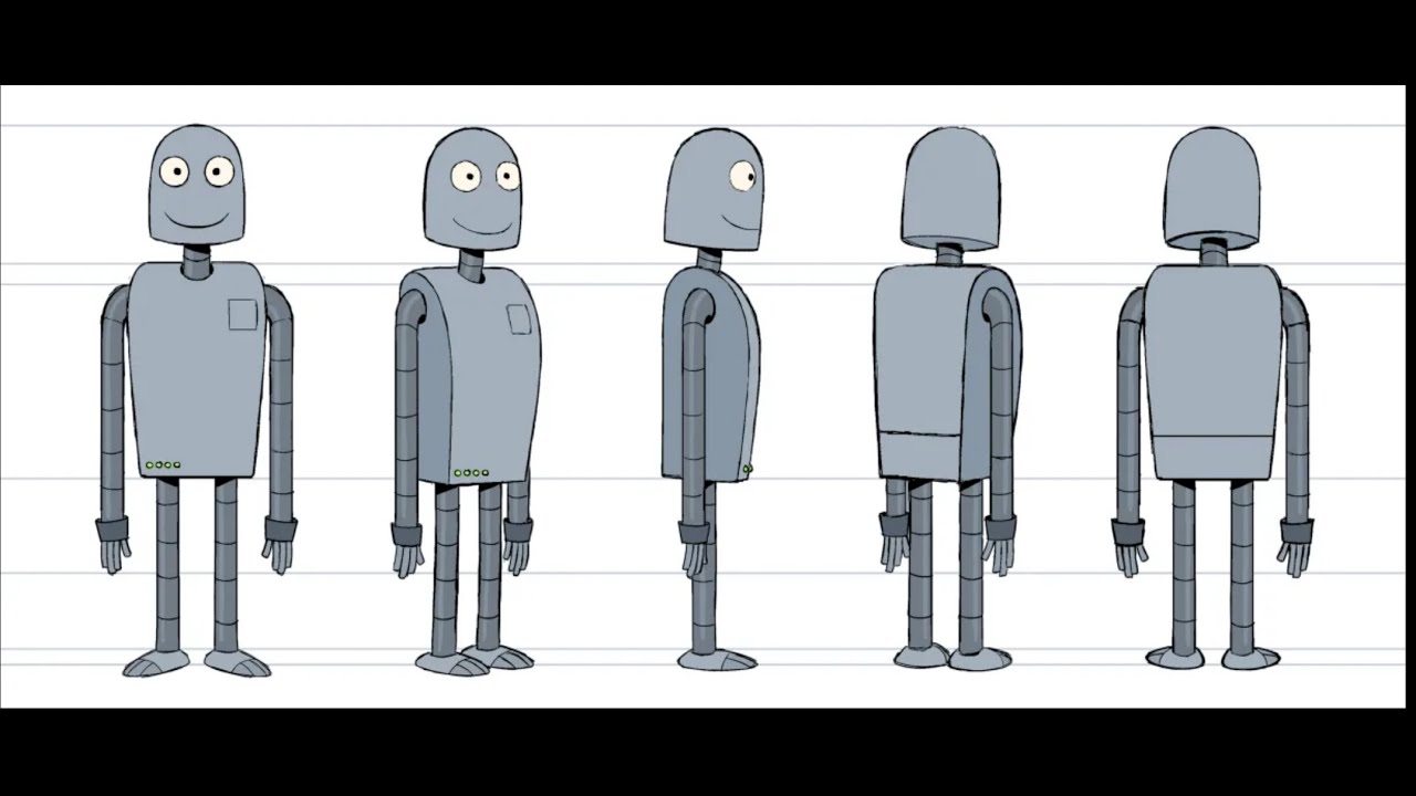 RIGGING PROFESIONAL 2D BLENDER #3 Robot Dreams - YouTube