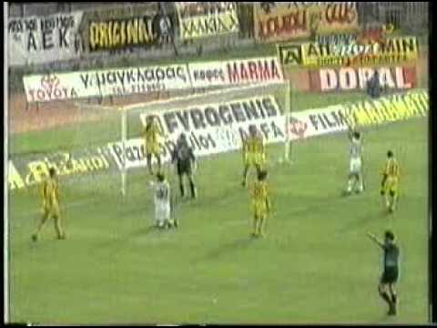 ΑΕΚ-Αθηναικος 1-1 (97-98) - YouTube