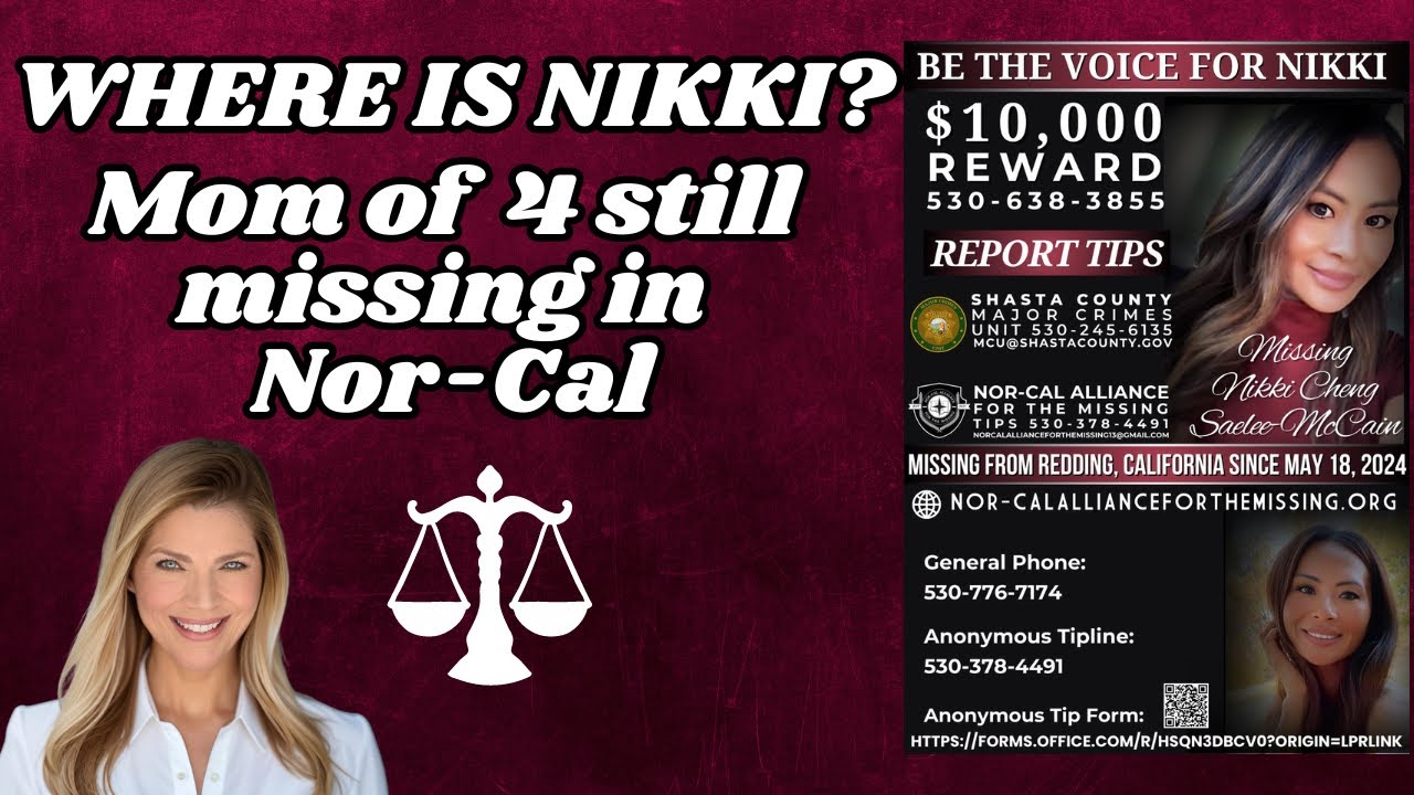 MISSING: Nikki McCain, 39, mom of 4, since 5/18/24 in Shasta Cty, CA ...