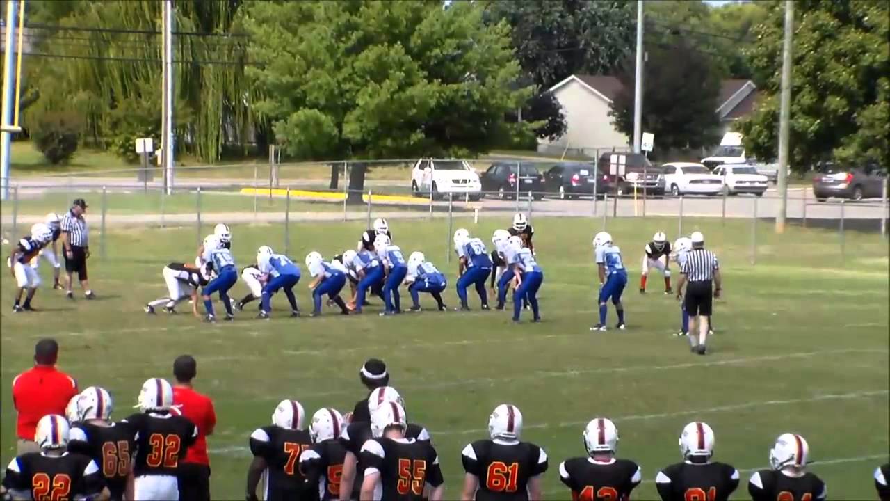 HD - Rossview Middle Football JV vs Richview Middle JV - YouTube