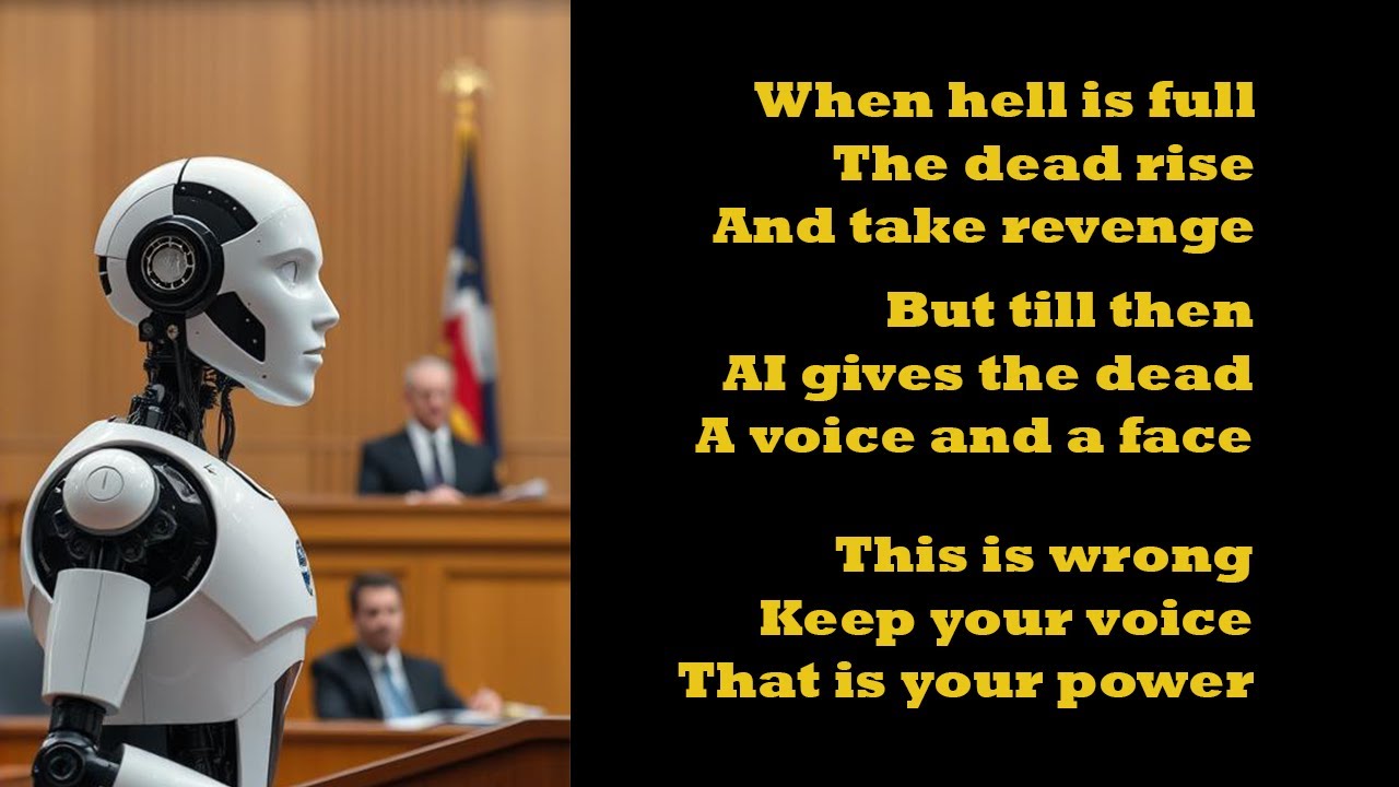 AI Speaks for the Dead: Justice or Deception? - YouTube