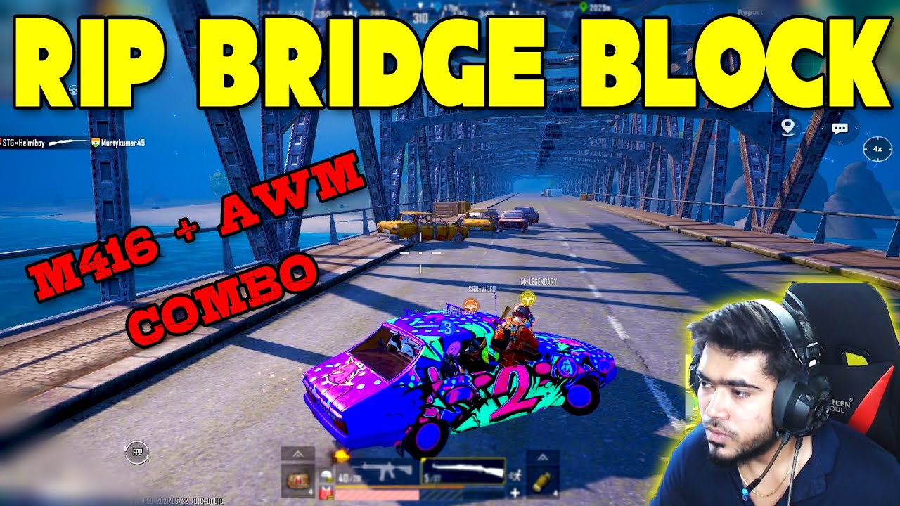 நம்ம Bridge Block போட்டா நமக்கு Bridge Block போட்றானுங்க!! M416 & AWM ...