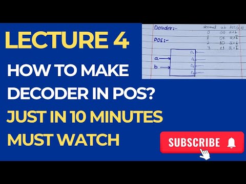How to make decoder in POS?| Lecture 4| For DLD - YouTube