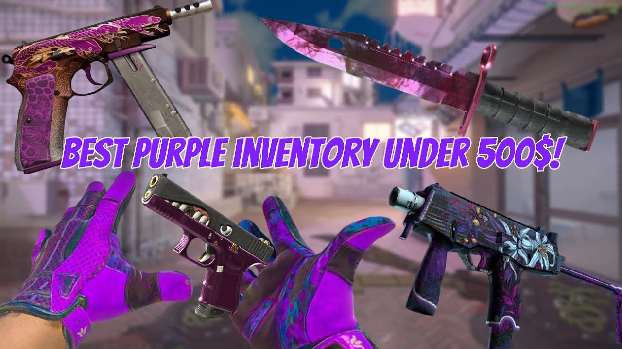 The BEST Purple CS2 Inventory Under $500! 💜 | Counter-Strike 2 Skins ...
