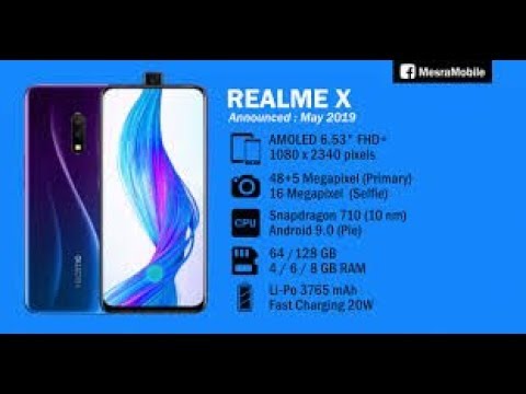 realmi x new model 4/6/8 gb ram - YouTube