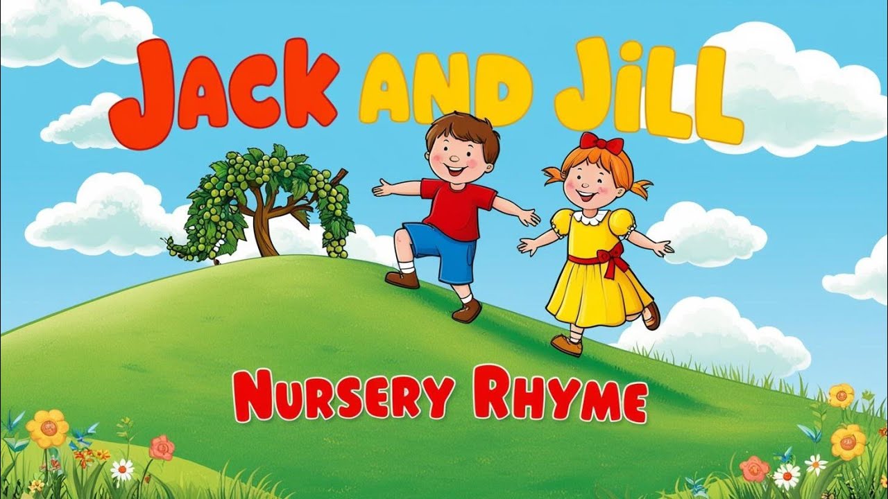 "Nursery Rhyme for Kids| Jack and Jill | Sing along with Lyrics|Action ...