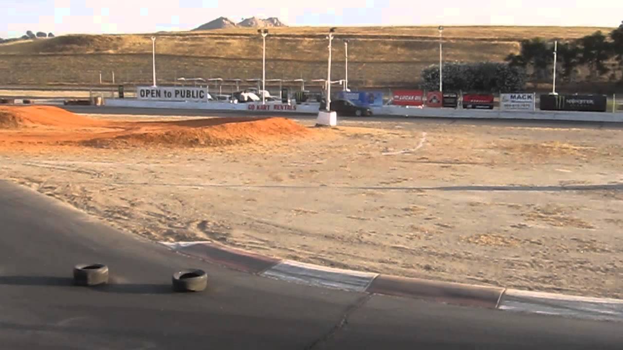 Black Integra on Adams Track - YouTube