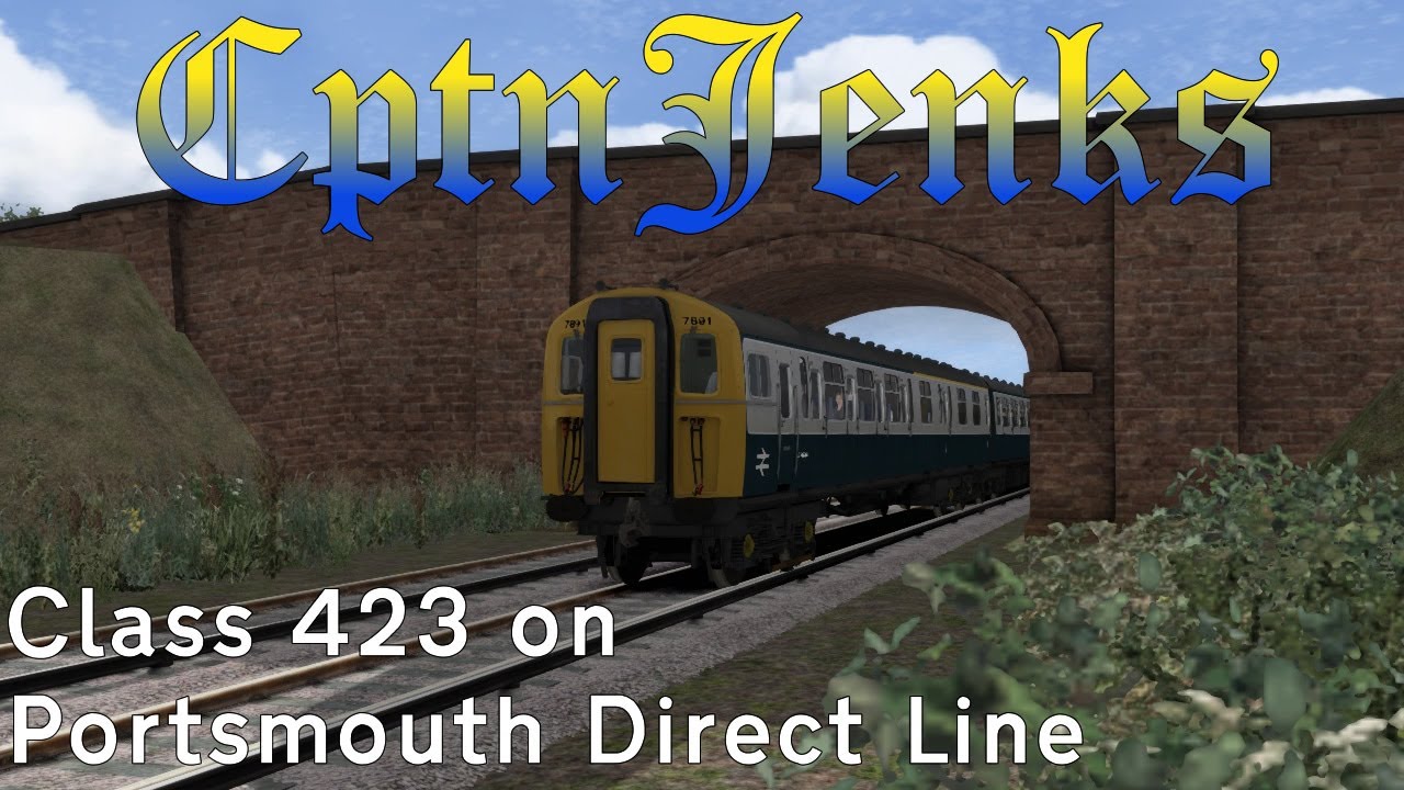 Class 423 on Portsmouth Direct Line - YouTube