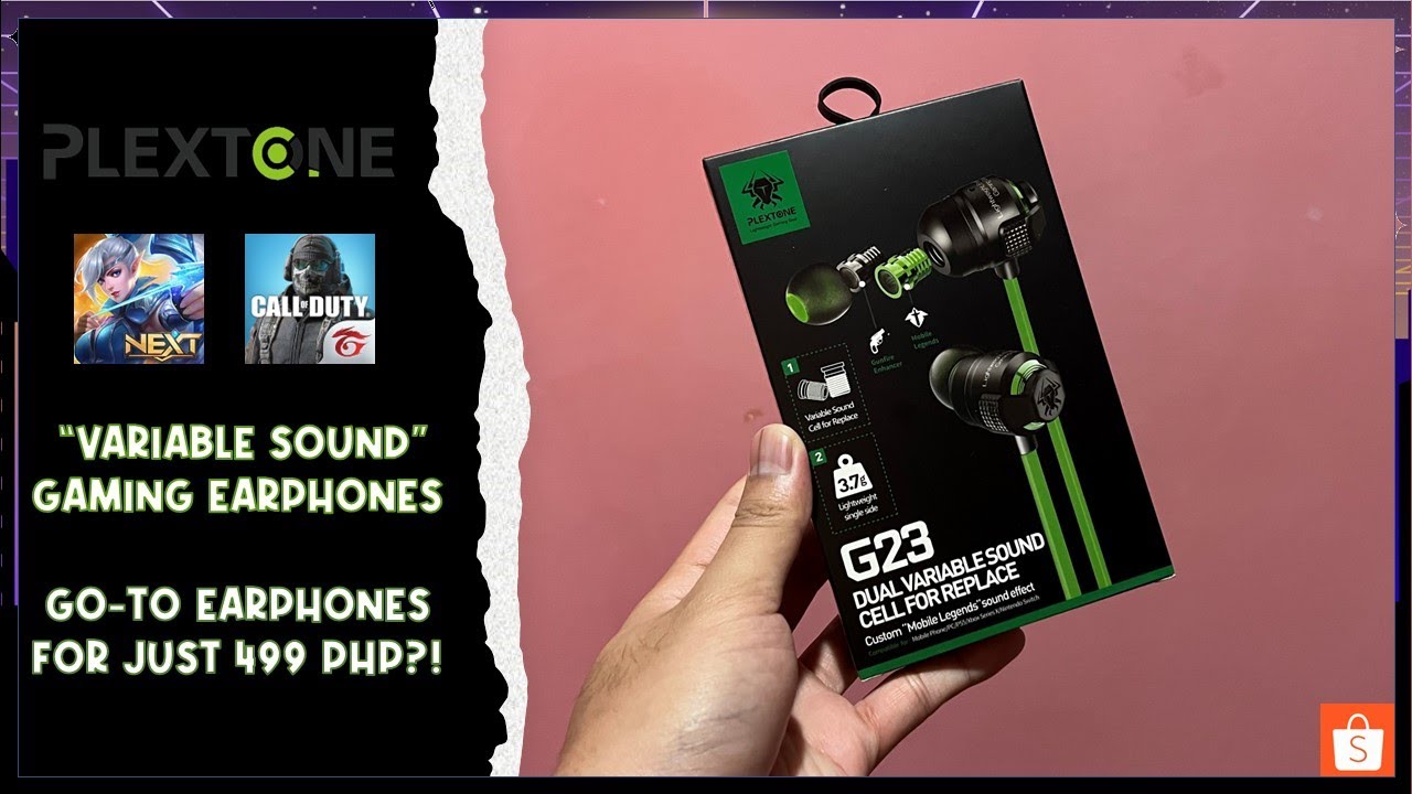 🎧 PLEXTONE G23 Gaming Earphones (Unboxing, Review and Mic Test ...