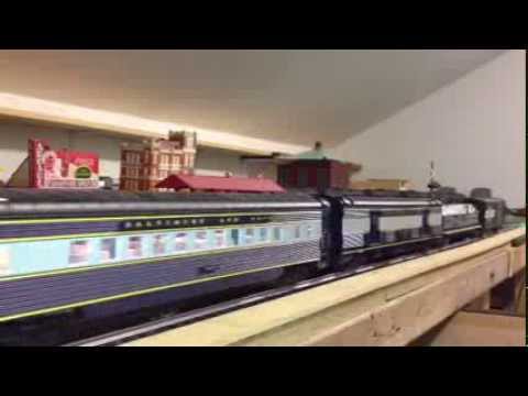 MTH Premier k4 passenger station effects - YouTube