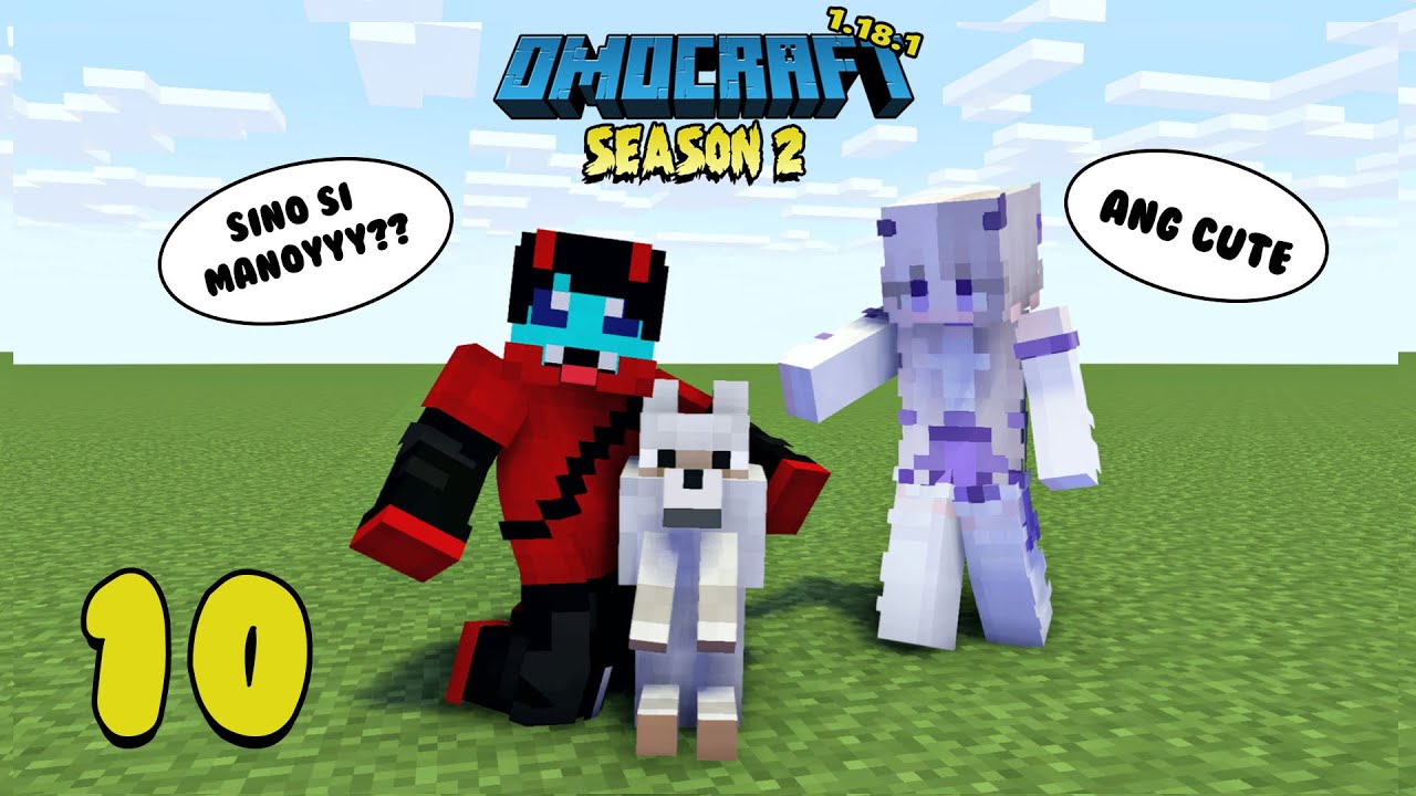 OmoCraft S2 #10 - MANOYYY, Ang PAGBABALIK 😍 || Minecraft Tagalog 1.18.1 ...